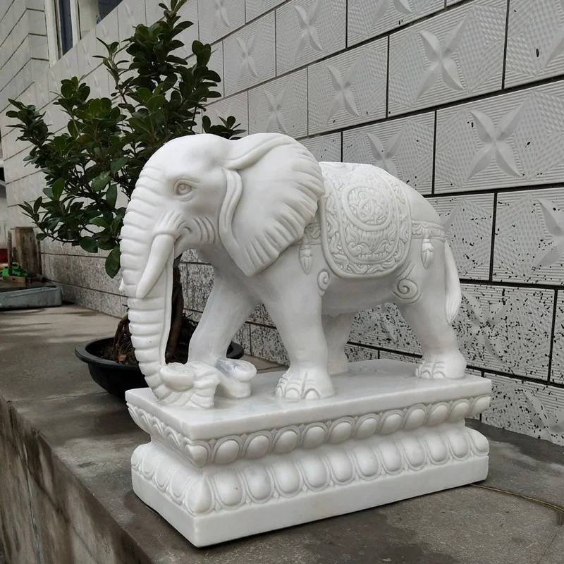 Customize Outdoor Stone Carving Statue Sculpture Life Size White Marble ...