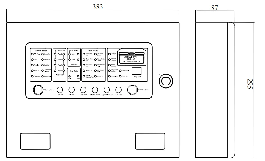 FM200 CO2 Gas Extinguishing Control Panel - Reliable Fire Safety