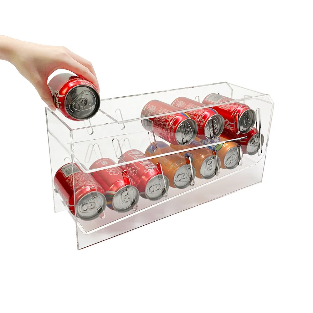 Factory Wholesale Customized Clear Acrylic Beer Can Holders Storage ...