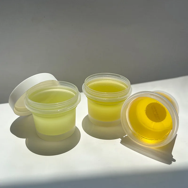 Cup Packed Transparent Jelly Collagen Handmade Bar Soap Amino Acid ...