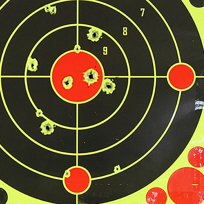 Pistol Reaktif 12 Inci Lengket & Percikan,Kertas Target Tembak Pistol ...