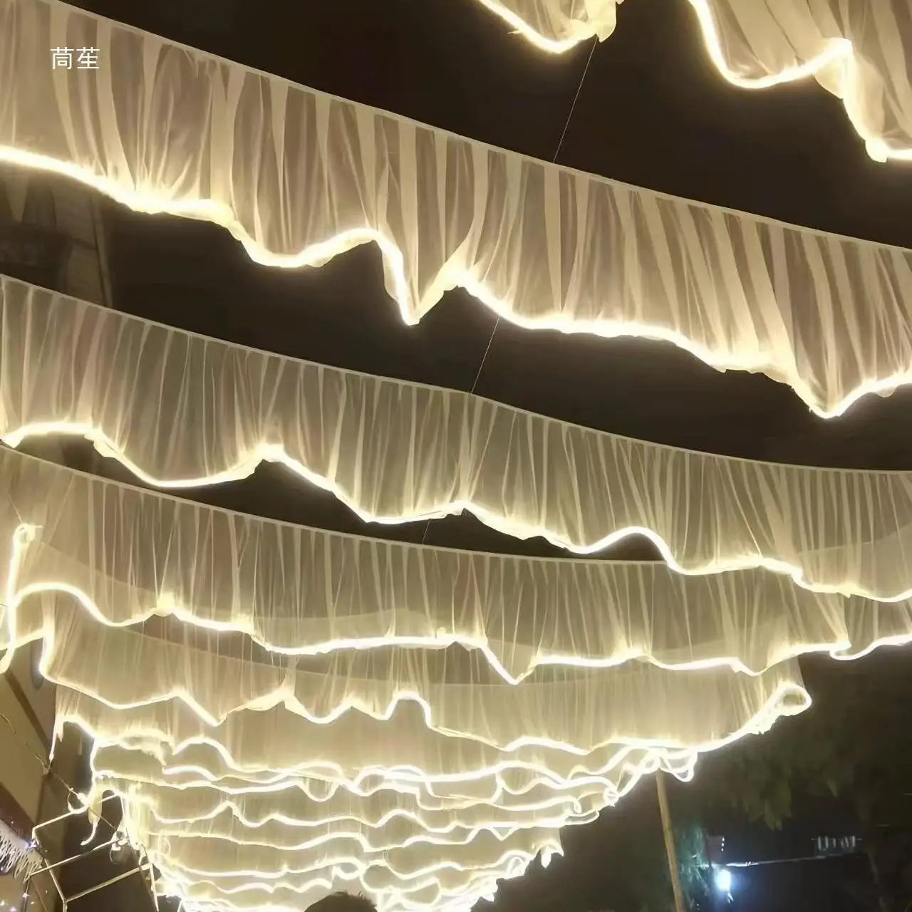 Wedding Supplies LED Strip Illuminated Curtain Decor