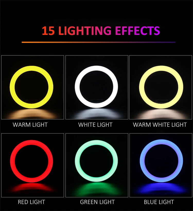 MJ33 13 Inch RGB Ring Light - Perfect for Beauty Videos