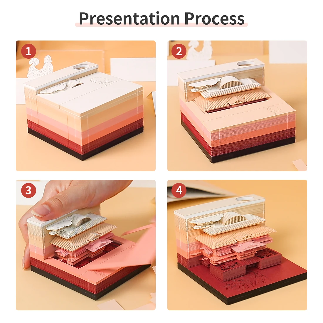 Spirited Away Paper Craft 3d Memo Pad Cube Collection Building Block ...