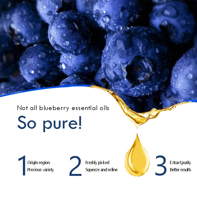 Fexms Blueberry Essential Oil 100% Pure Natural Fruit Essential Oil For ...