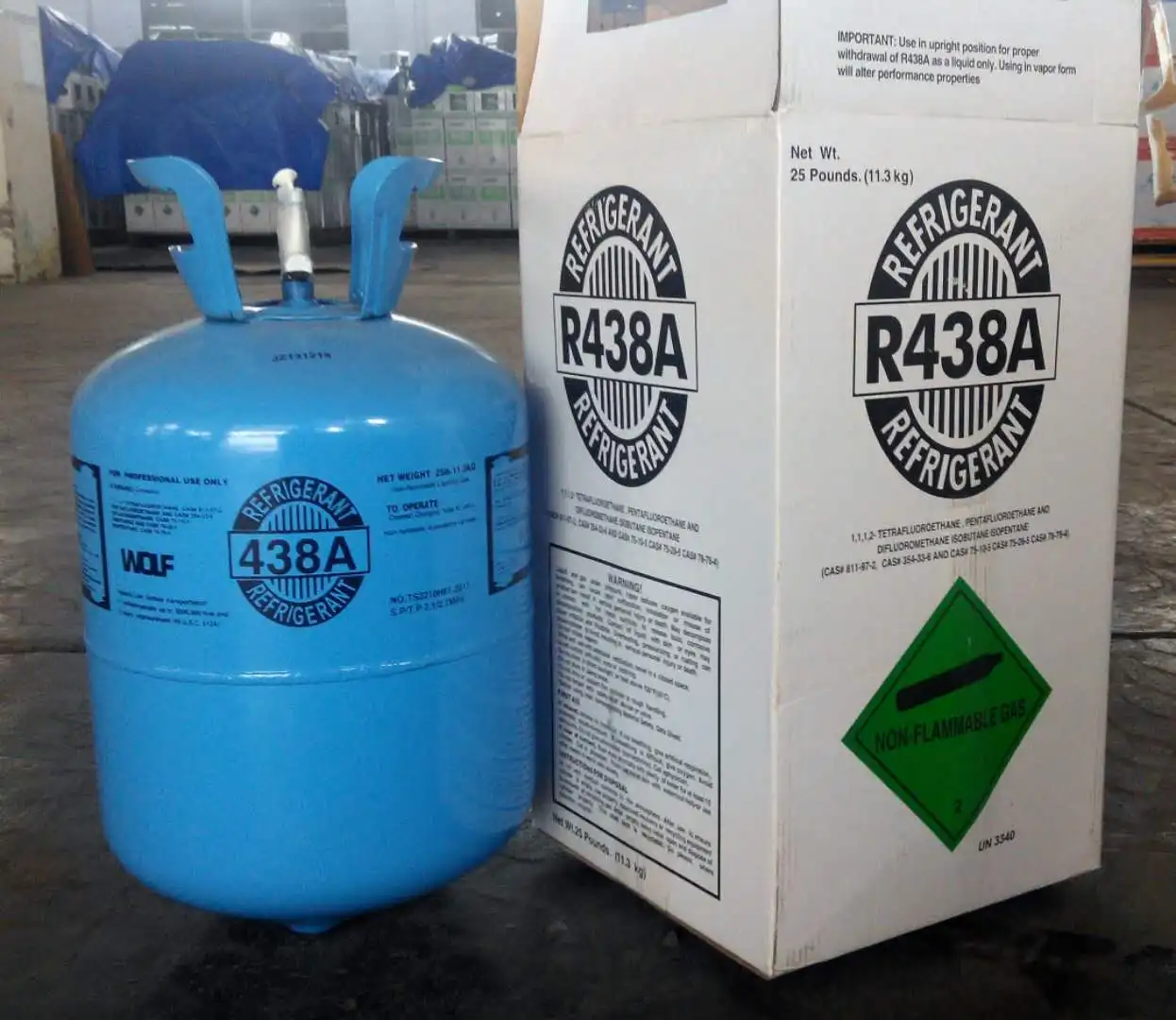 Cooling Refrigerant Gas R438a - Buy Refrigerant Gas,R438a Refrigerant ...