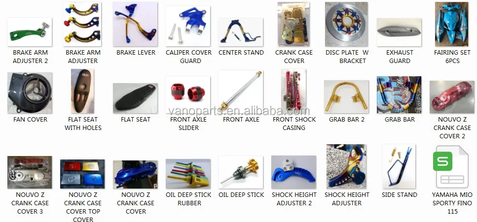 Mio Sporty Motorcycle Body Parts Adjustable Brake Lever - Buy Mio Parts ...