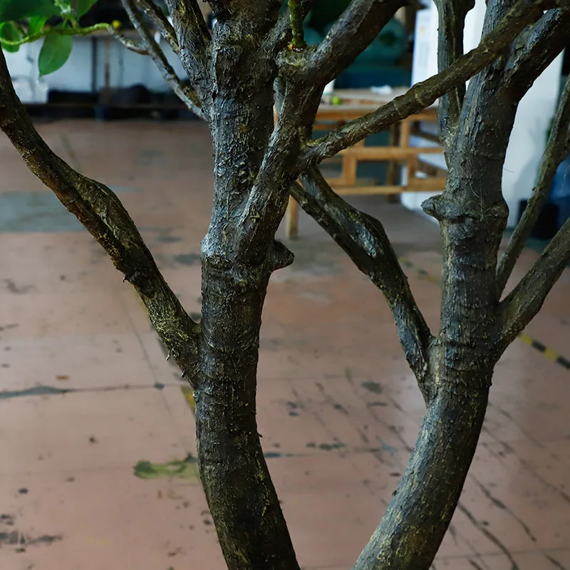 8ft Artificial Mangrove Tree Forest Plants Plastic Marine Museum Stand ...