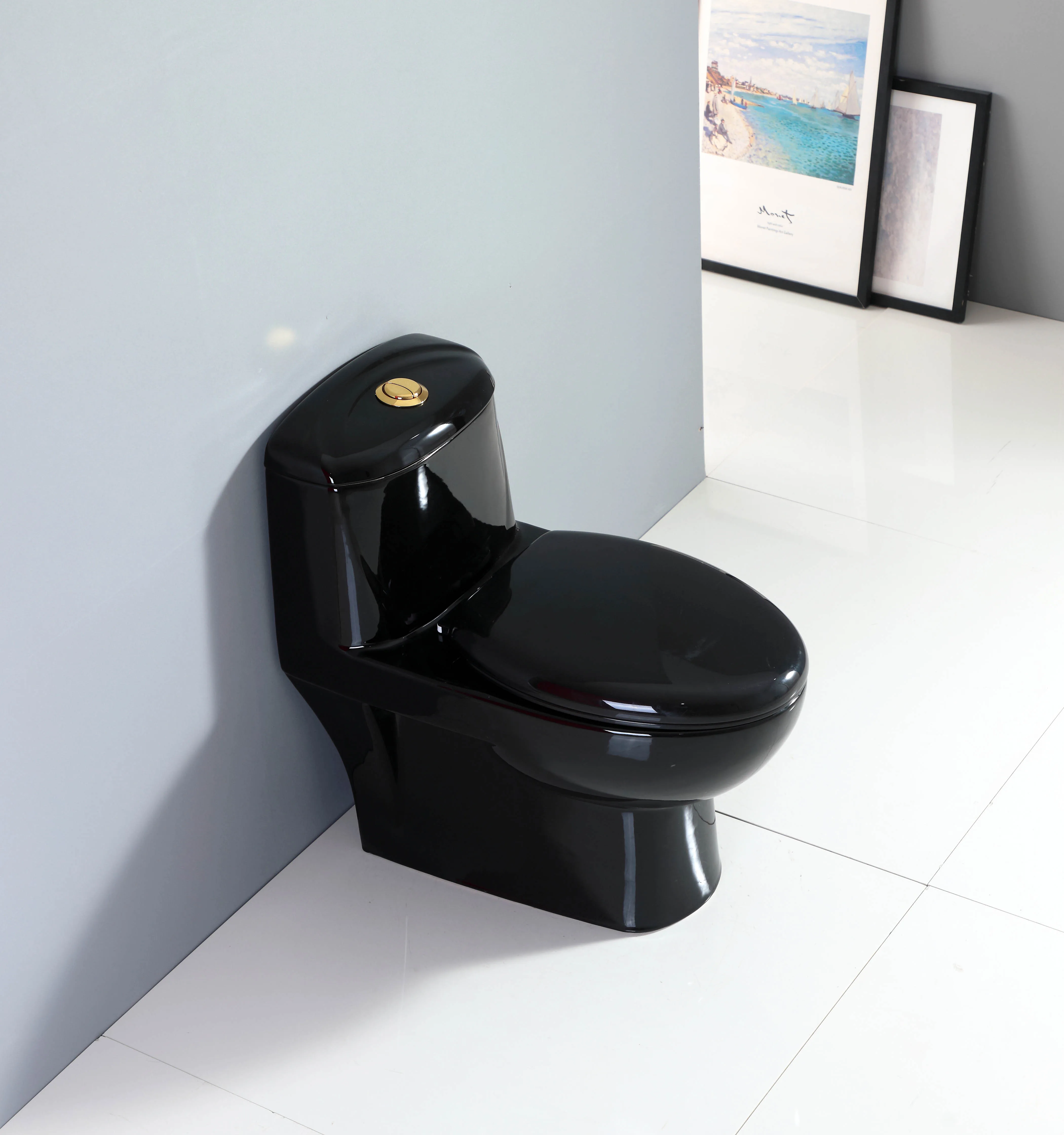 2020 Colorful Wc Washdown Flushing One Piece Ceramic Multicolor Ceramic ...