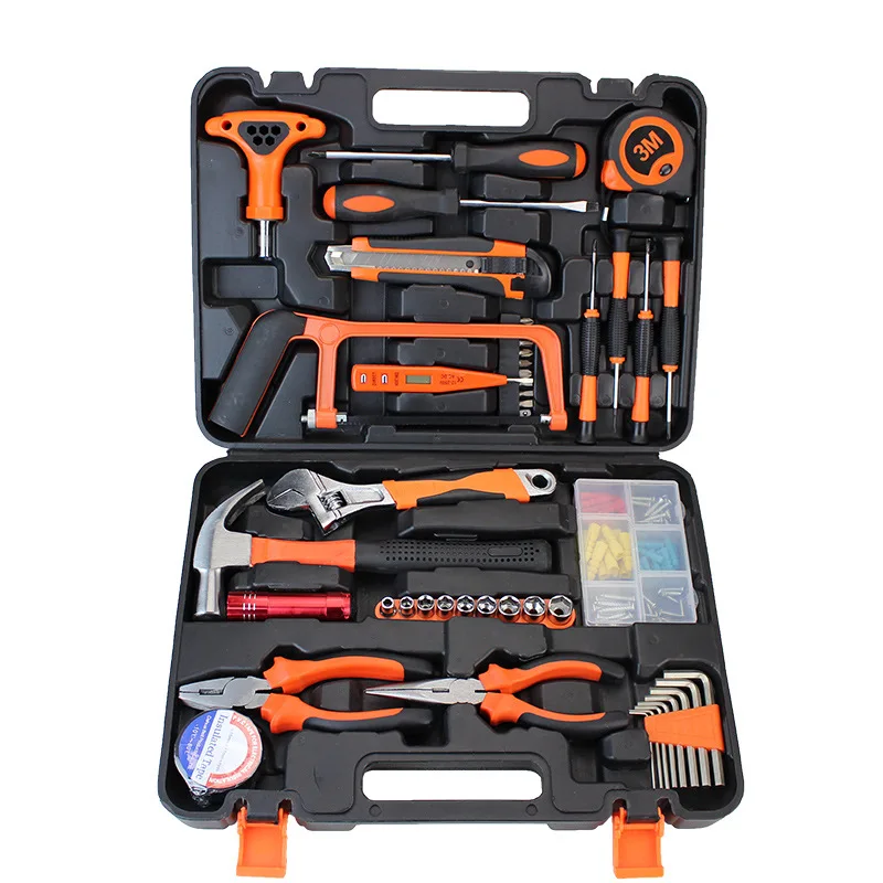 Hardware Tools Set - Hammers, Pliers, Spanners, & More