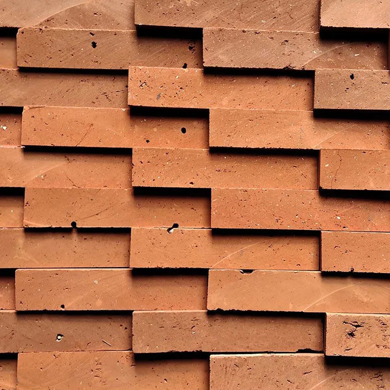 Red Brick Slice Brick Core - Durable Indoor Decor Solutions