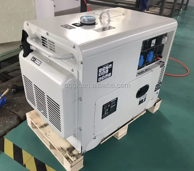 8KVA Silent Diesel Generator, 3 Phase 50Hz Power Generator Diesel, OEM