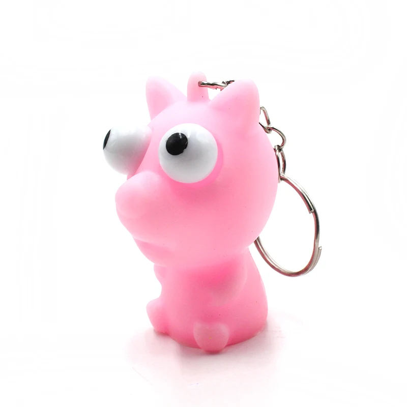 PVC Material Pop Out Eye Animal Toy - Fun & Eco-friendly