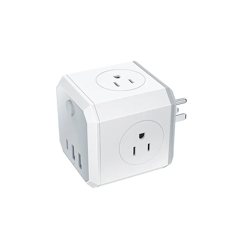 Rubik's Cube USB Travel Power Adapter for UK & EU - OEM | Wholesale