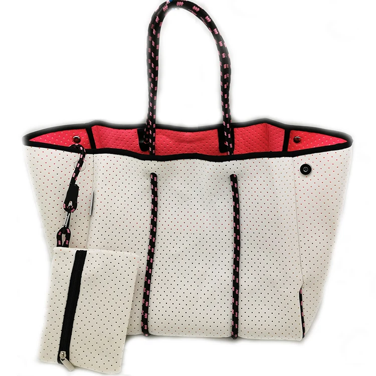 Wholesale Neoprene Fashion Customized Beach Handbag Waterproof Neoprene ...