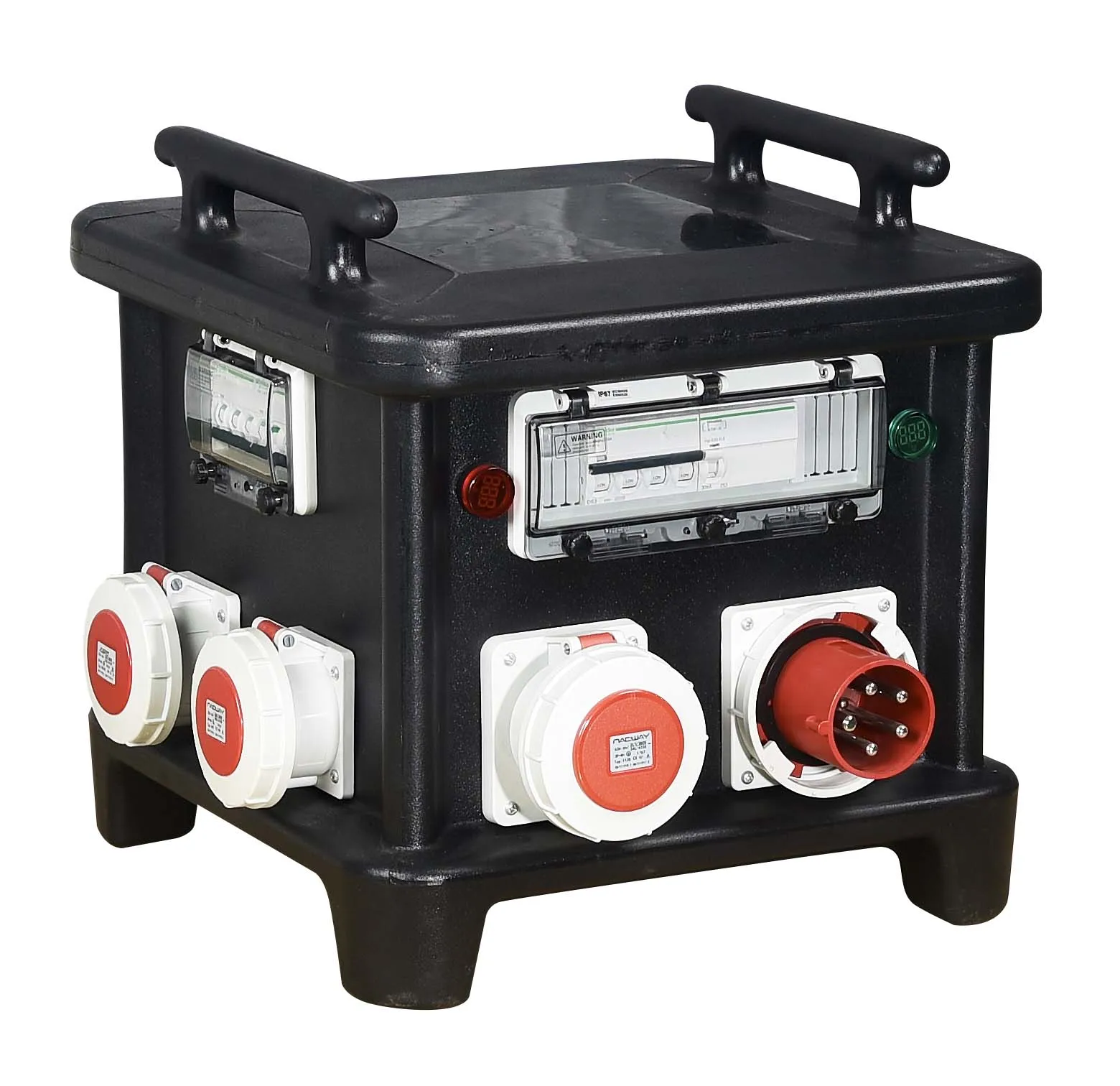 JH Power Distribution Box - 24 Way 3-Phase Portable Solution