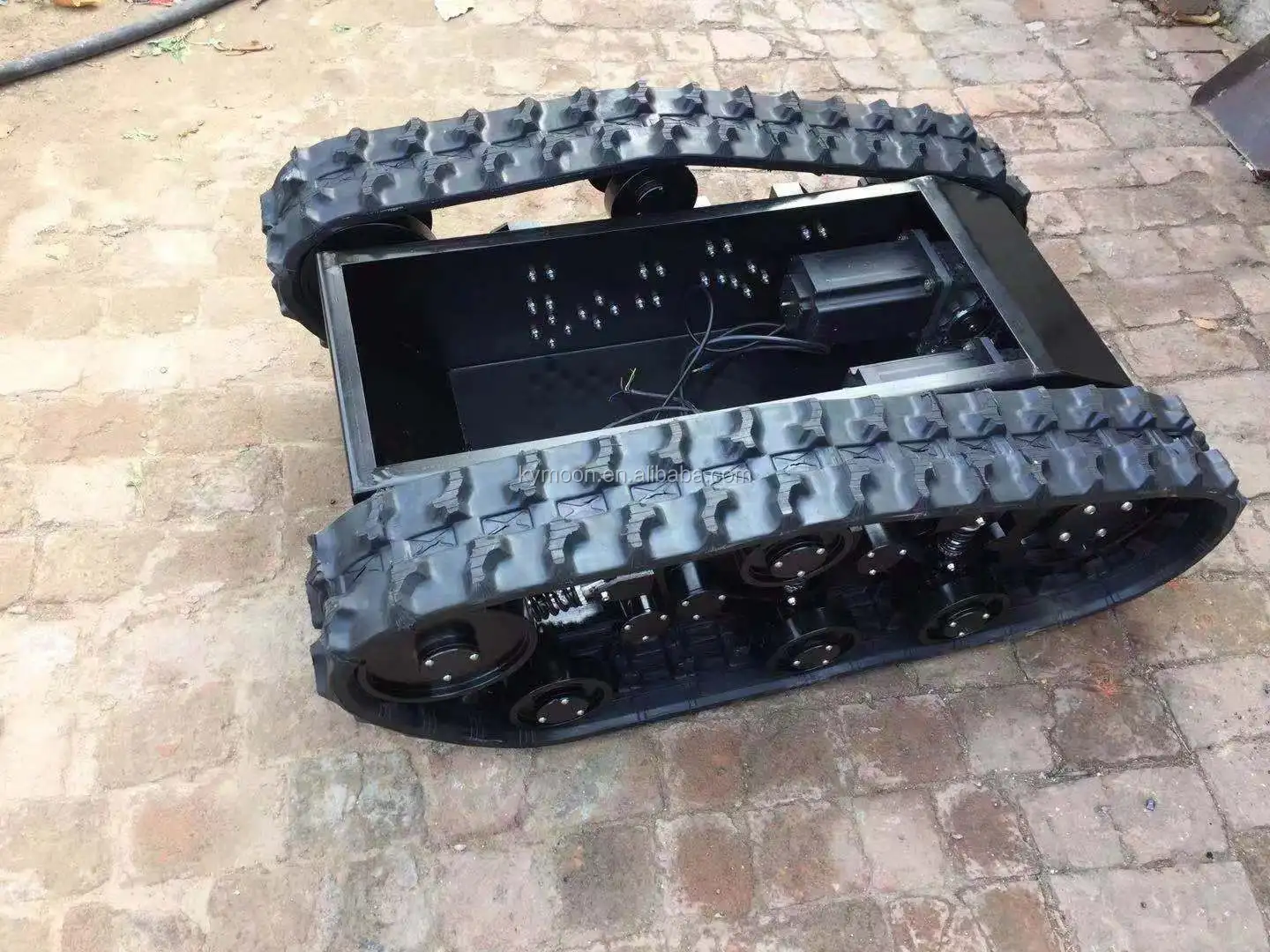 Rubber Tracked Chassis/high Tech Robot Undercarriage Chassis Rubber ...