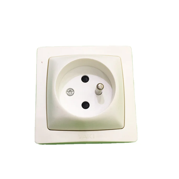 Yaki Surface Mounted Ce White 16a Spiral Euro 3 Pin 2p+t Wall Socket ...