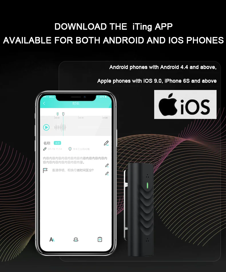 2020 New Arrived Ai Smart Recorder 16gb Voice To Text With 30 Languages ...