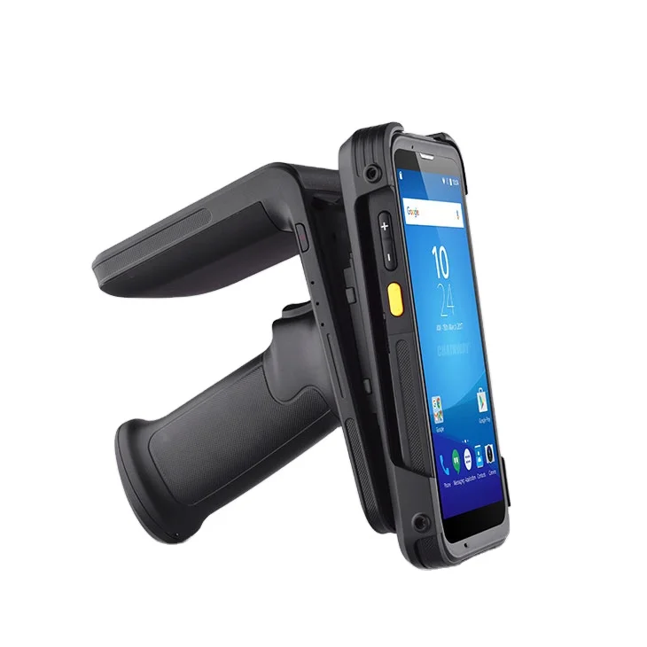 Chainway C66 Handheld PDA NFC Reader Barcode Scanner UHF RFID Reader Rugged Smartphone Mobile ...