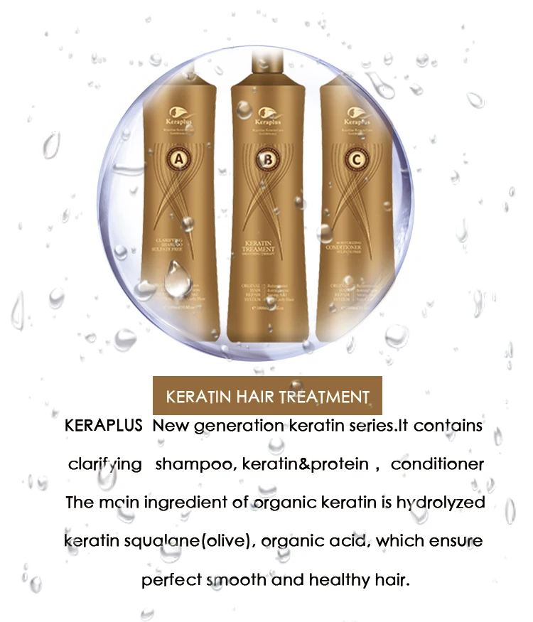 Private Label Straightening Keratin Hair Treatment Gold Therapy ...