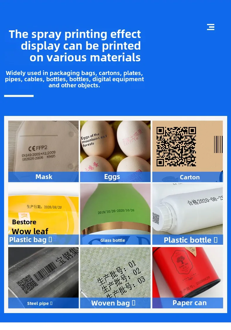 Handheld Inkjet Printer Date Encoder Date Inkjet Small Coding Machine ...