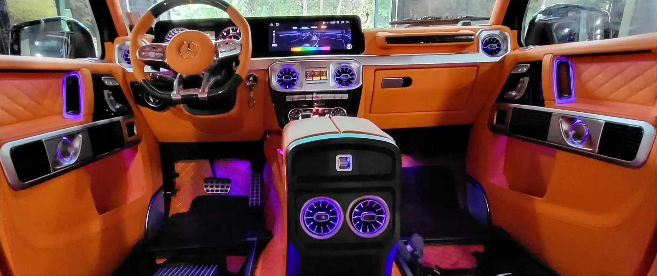 Hot Sale G-class G Wagon Interior Kit With Lcd Screen 2002-2018 G500 ...