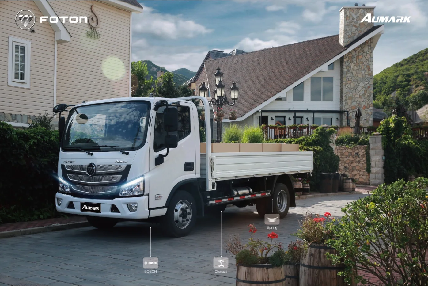 Forland Cargo Truck Mini Truck Cargo Cargo Truck 4x4