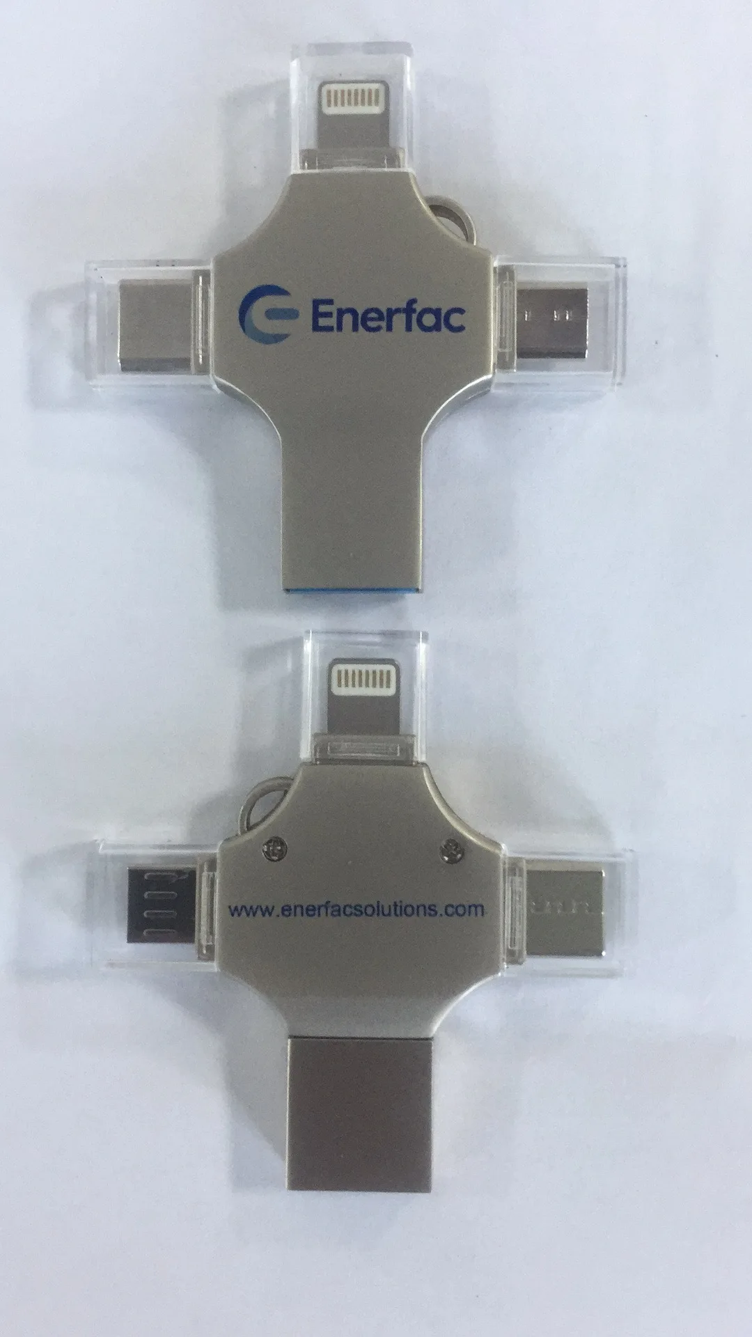 4 In 1 Otg Usb Flash Drive Type-c/micro Usb/lightning/usb 3.0 Practical ...