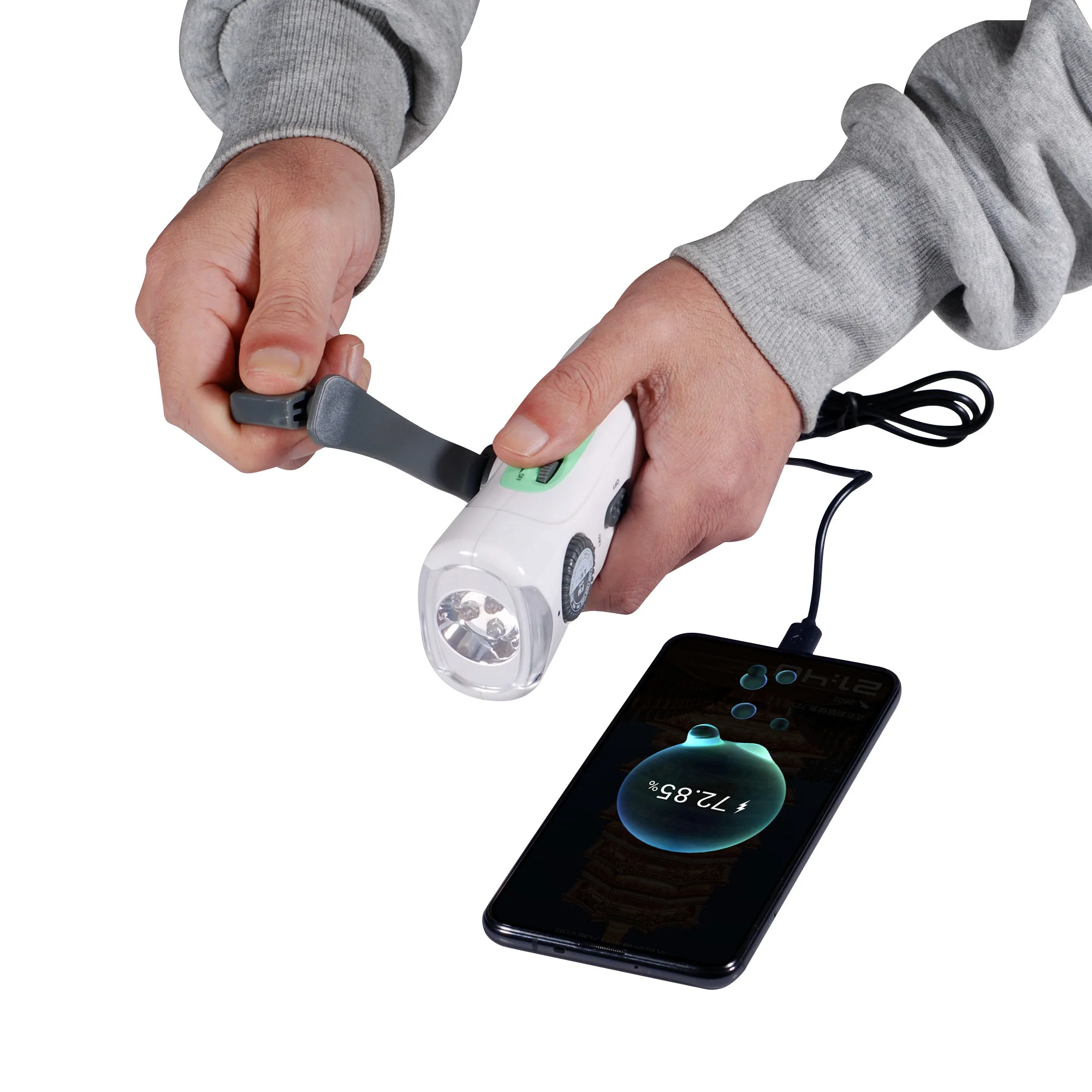 Dynamo Flashlight Radio Rechargeable Torch Radio - Buy Dynamo ...