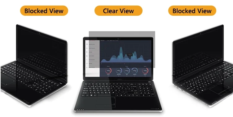 Laptop Privacy Filter - Anti-Spy, Anti-Peep Screen Protector