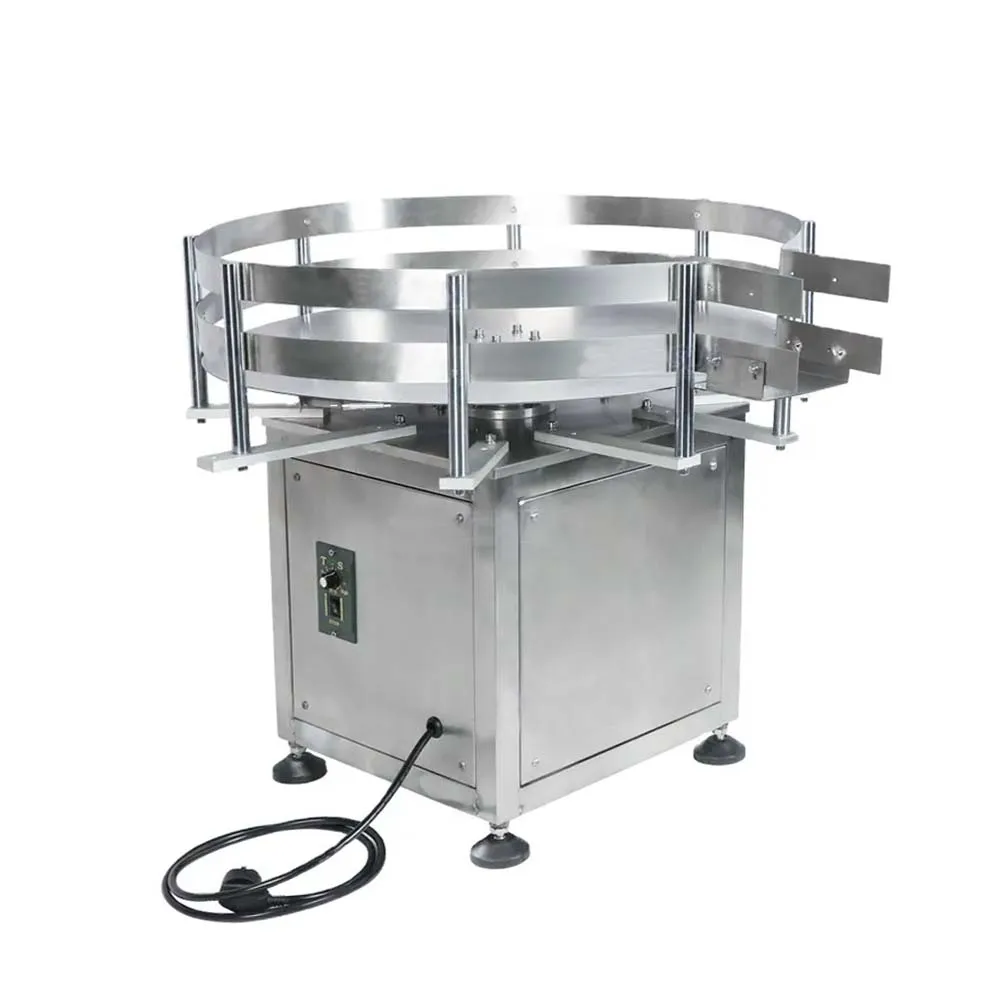 Automatic Round Rotating Plastic Glass Bottle Collecting Machine Food ...