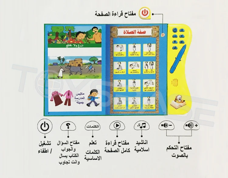 Education English Islamic Arabic Kids Ebook Learning Toys - Buy Ebook ...