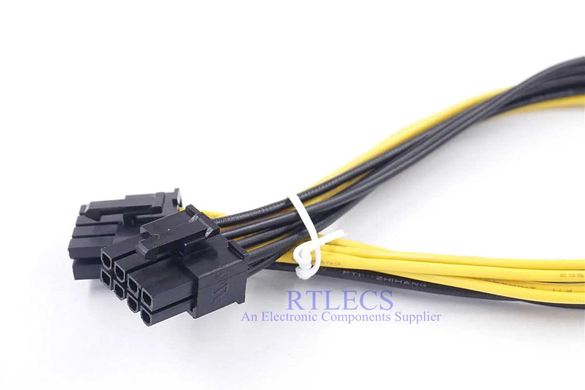 Pci-e Pci Express Tarjeta De Gráficos De Video Gpu Pcie 8 Pin Macho A Cpu 8 Pin Cable Adaptador ...