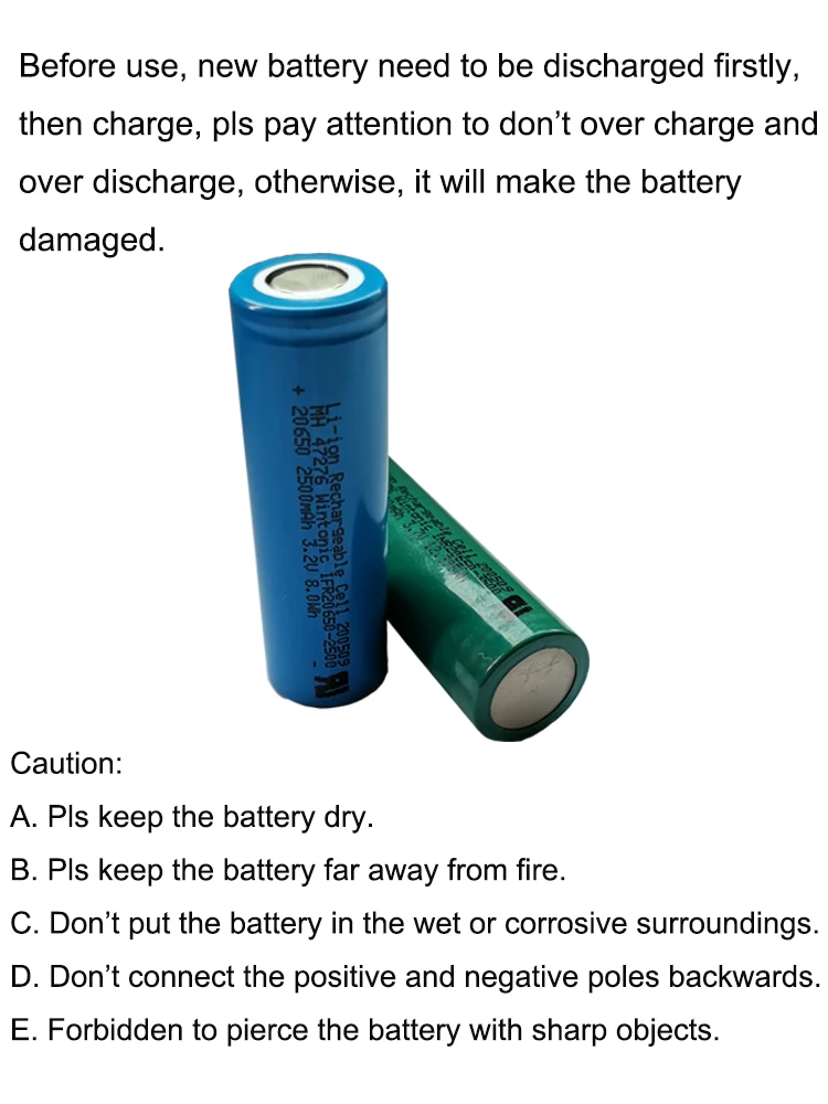 Wintonic 20650 Lithium Ion Battery - 2000mah for LED Flashlight