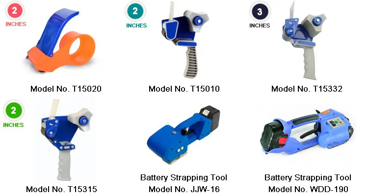 2 Inch Metal Automatic Clear Carton Plastic Handle Packaging Tape ...