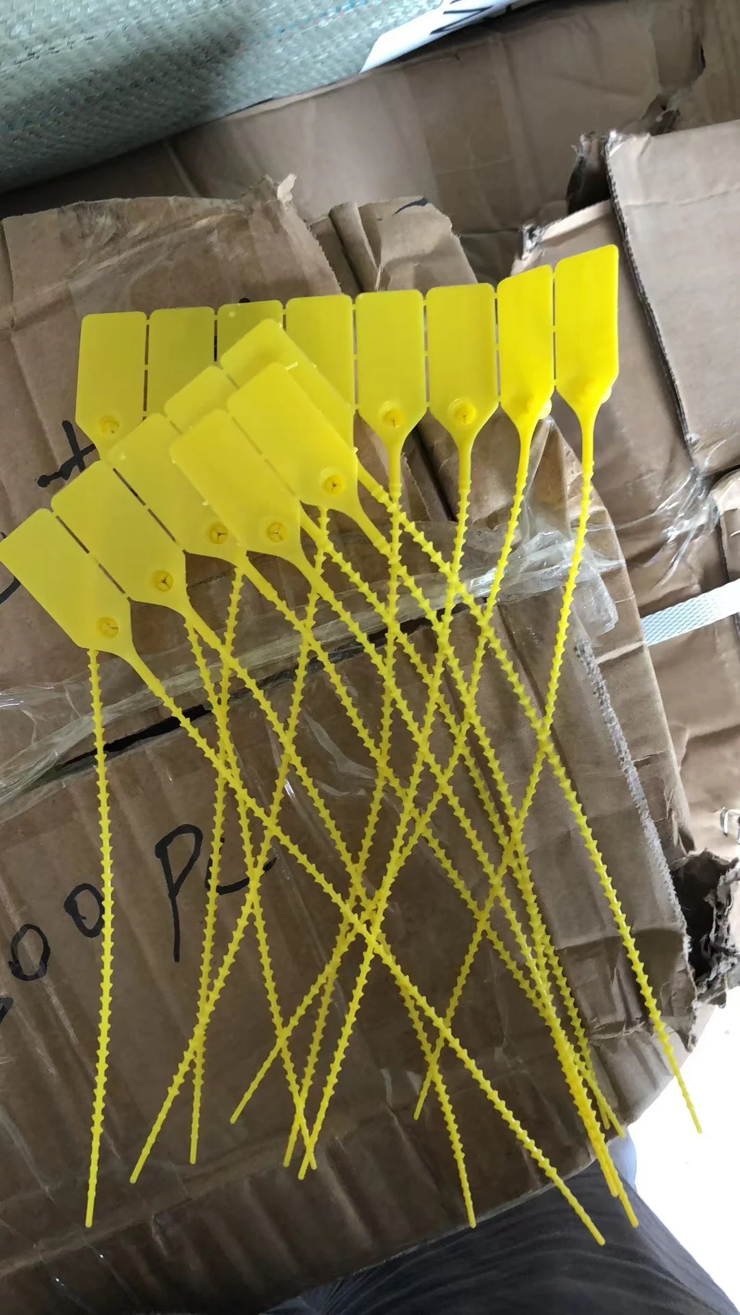 19cm/25cm Yellow Seal,Safety Tag,Segel Kuning Plastic Seal Used For ...