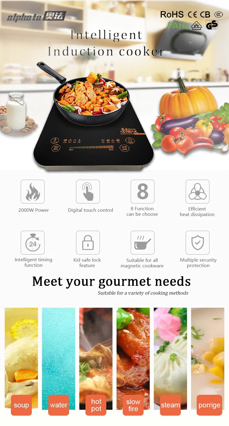 Alpha Electric Chula Stove - High Power Induction Cooktop