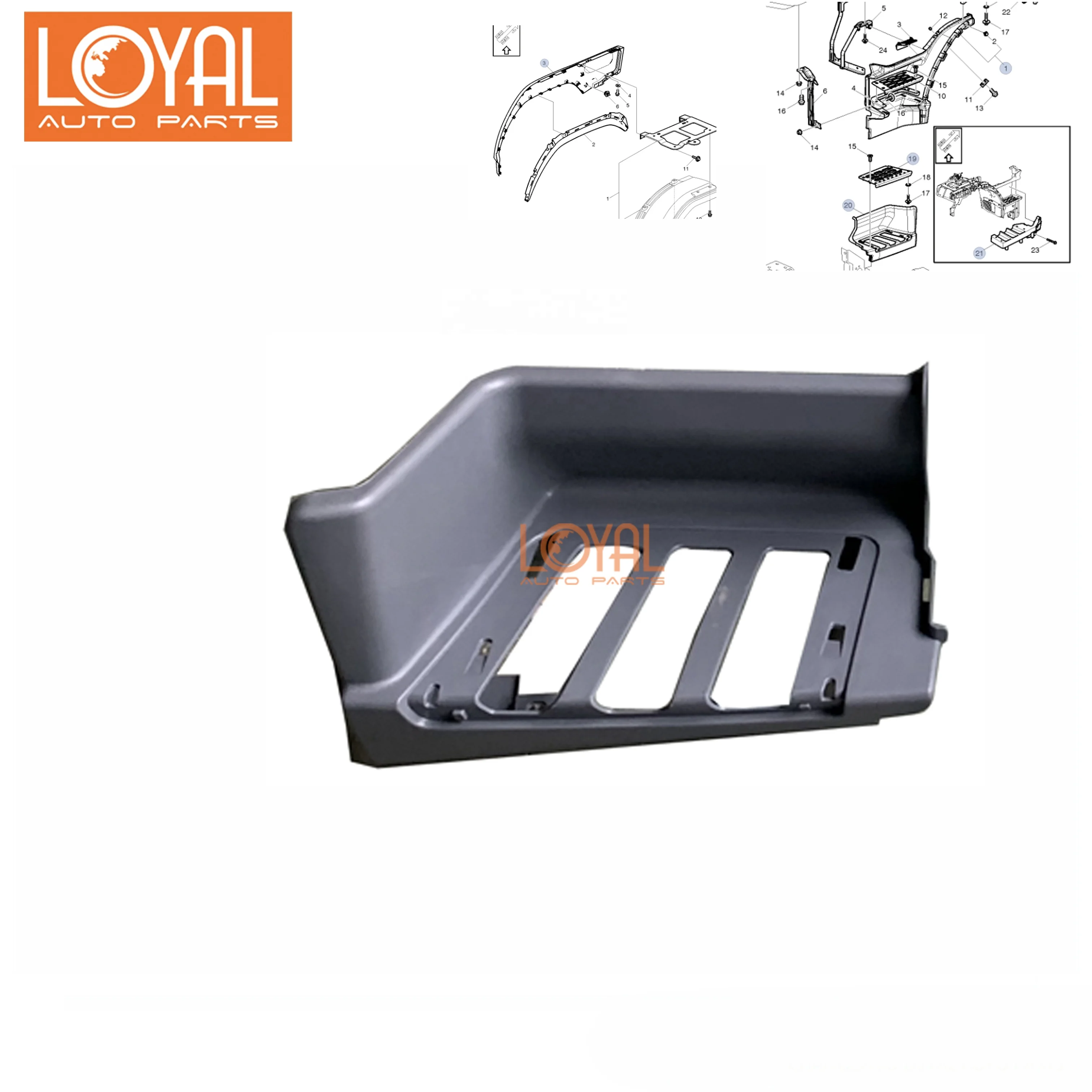 Fender Extension for Volvo Truck FM V4 - OEM 82653839