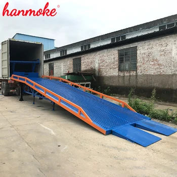 Adjustable 24v Indoor Truck Unloading Ramps For Loading Goods - Buy ...