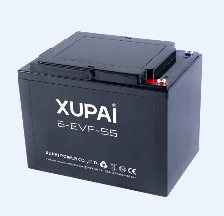 New design 6-EVF-20 Xupai 6 EVF 32 48v 55Ah electric tricycle battery ...