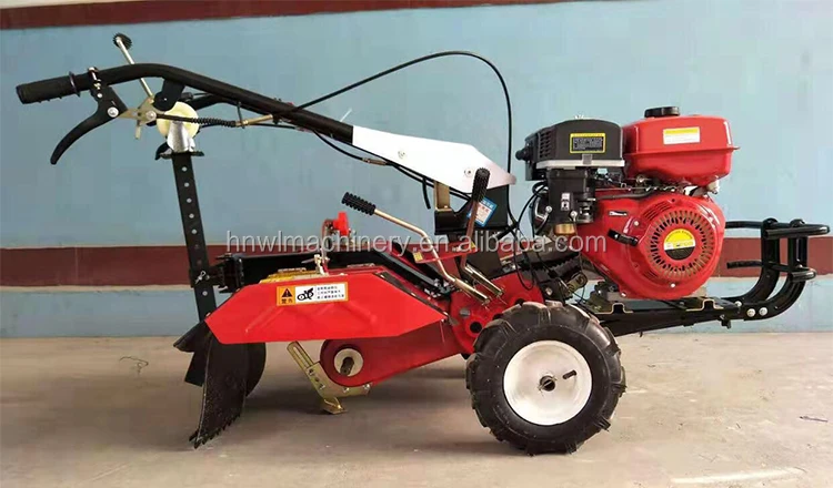 Compact Tractor Manual Mini Power Weeder Small Farm Machine Used ...