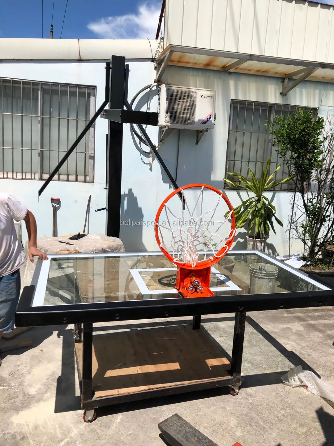 Heavy Duty Steel Breakaway Basketball Rim And Net For Replacement - Buy ...