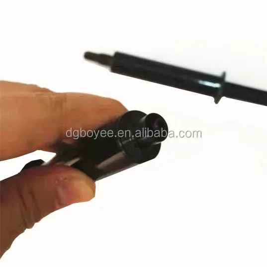 Durable Black Syringe - Ideal for Dental & Industrial Use