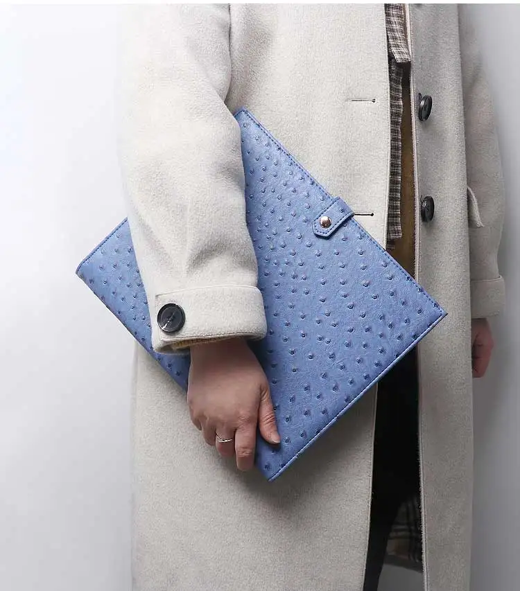 Arabic Student Crocodile File Folder Pouch - A4 Document Bag