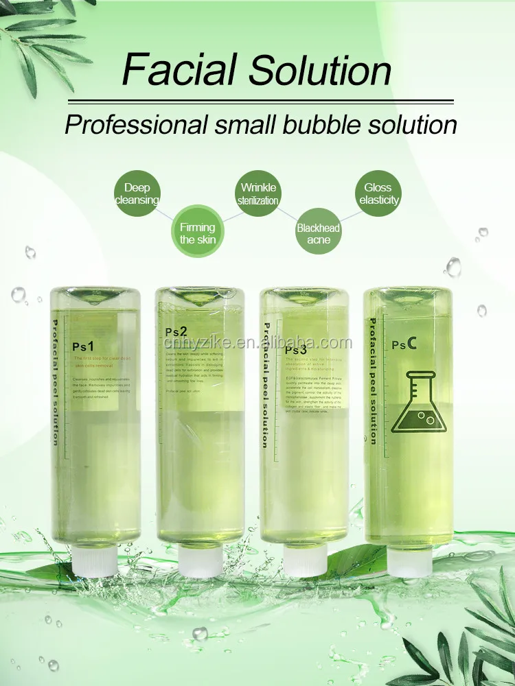 Hotsale Facial Serums 4 Bottles Liquid Solution For Hydro Dermabrasion ...