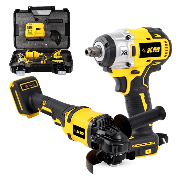 Km Suitable Brushless Yellow Li-ion Electric Power Angle Grinder ...