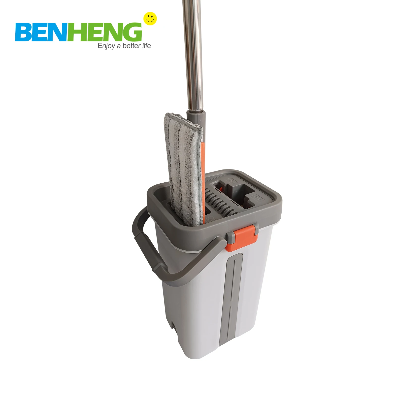 BENHENG Household New Detachable 360 Rotating Magic Mop Sets Wet-Dry ...