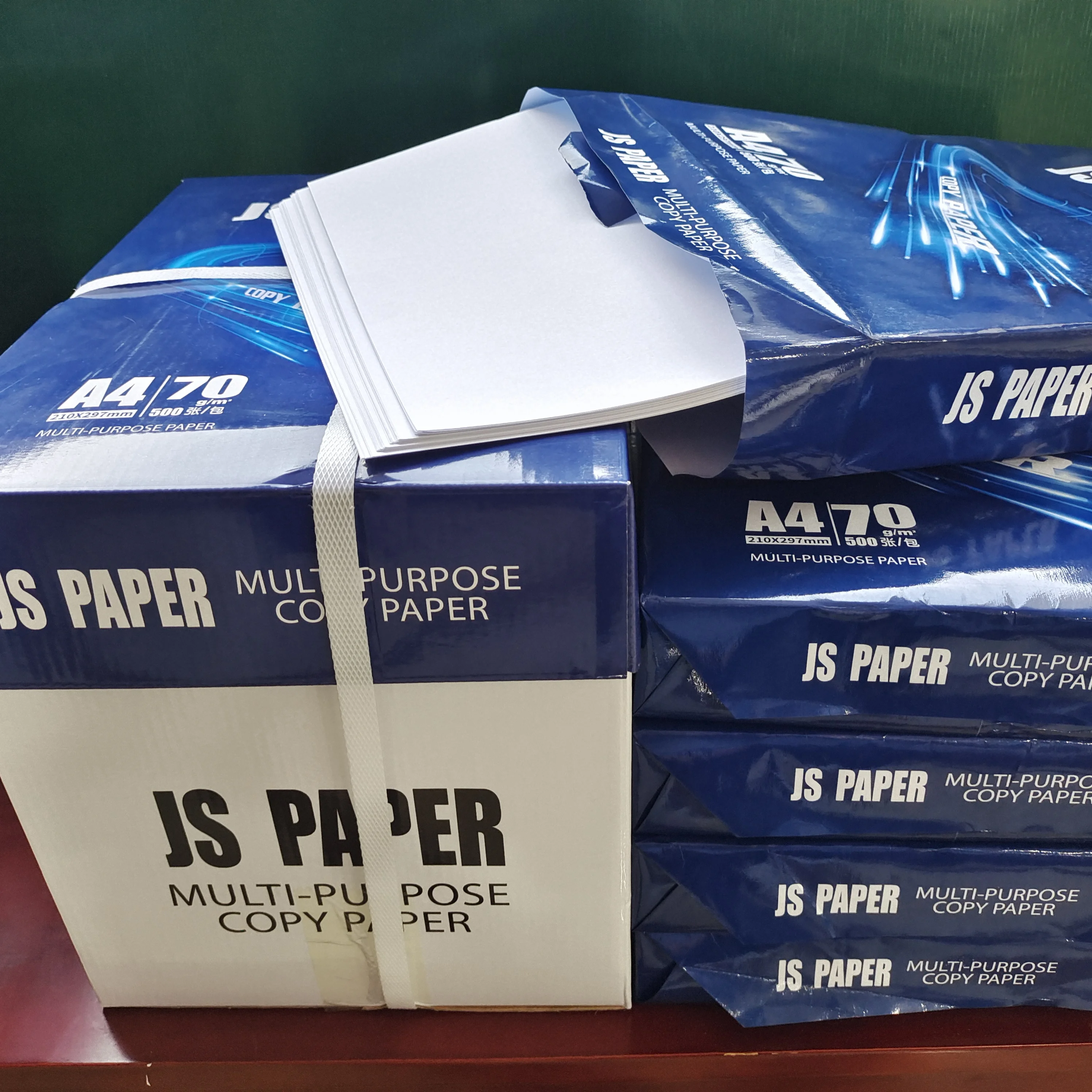 Wholesale A4 Size White Color Copy Paper 100%pulp 500sheets /ream 80gsm Office School Painting ...