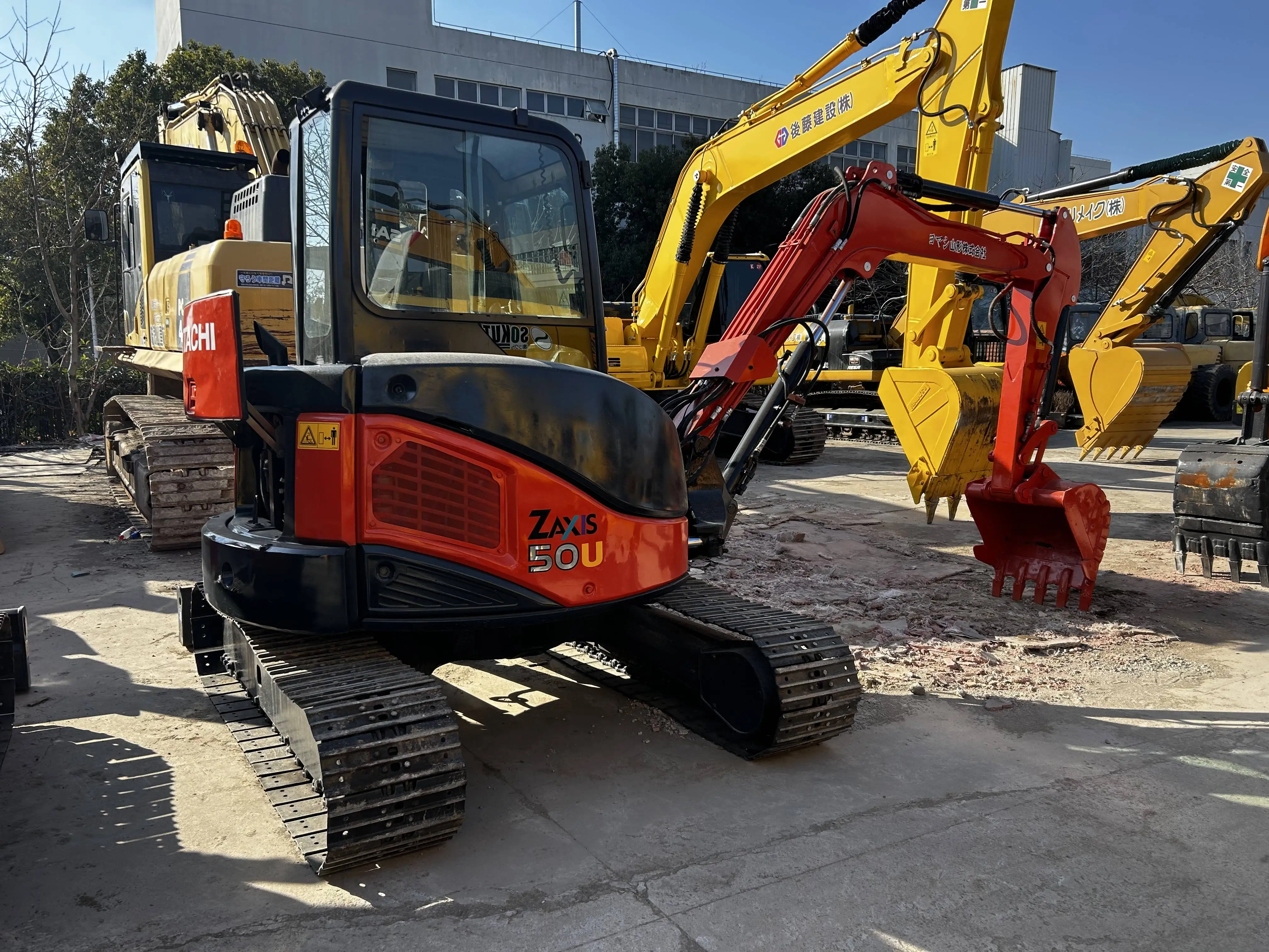 Japan High Performance 5 Tons Hydraulic Crawler Hitachi 50 Used Excavator Cheap Price For Sale ...